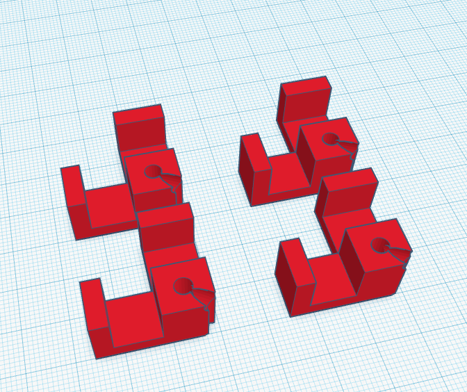 lampara tira led, unión L stl, tubo aluminio 1000mmx10mmx10mm by ...