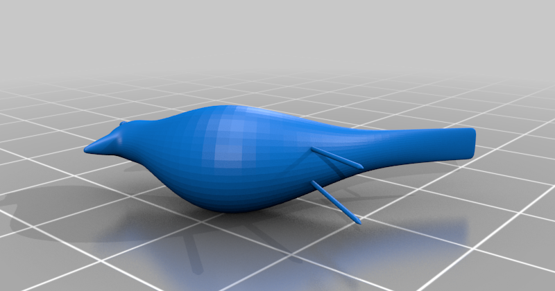 Oiseau Épouvantail / Scarecrow Bird by Kick1Fire | Download free STL ...