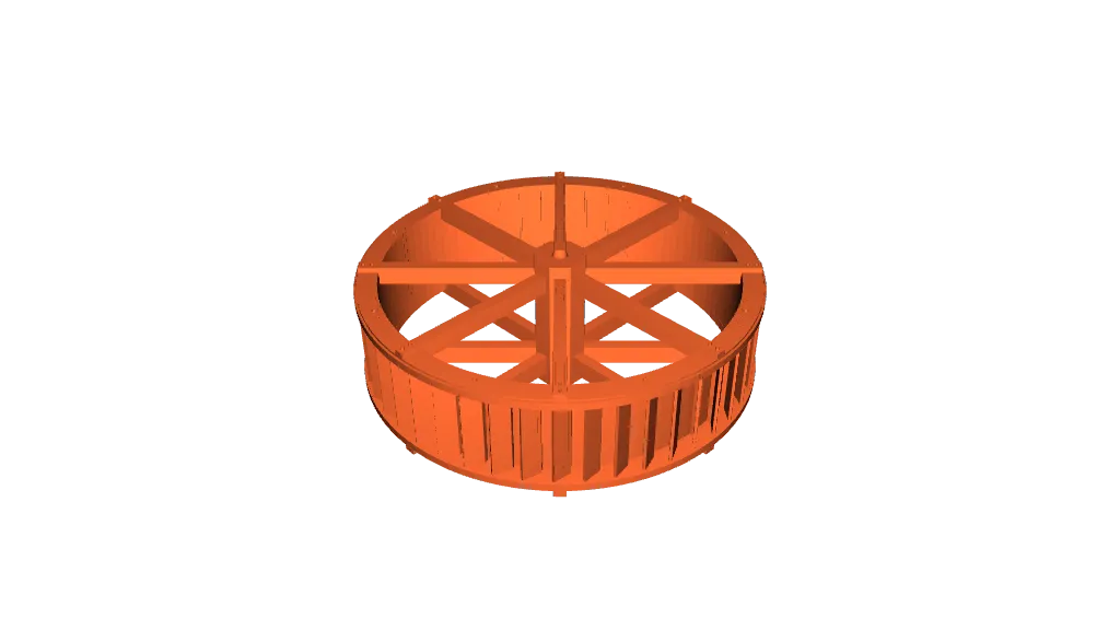 Water wheel by Chris Schmuck | Download free STL model | Printables.com