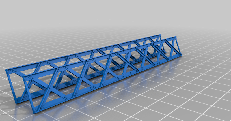 Iron bridge HOn30 by Chris Schmuck | Download free STL model ...