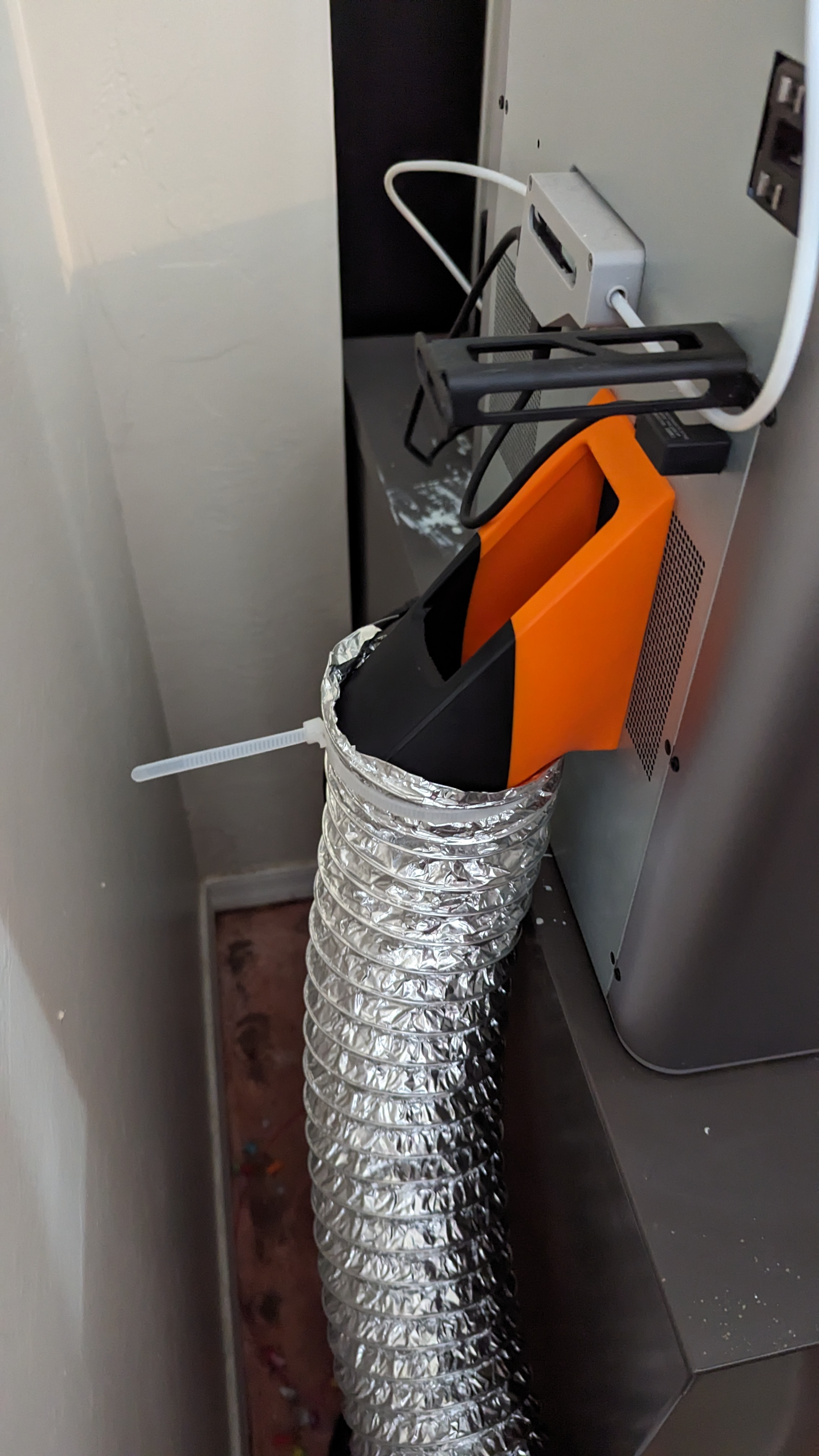 Dryer Duct Poop Chute For Bambu Labs Printers by The Harbinger of ...