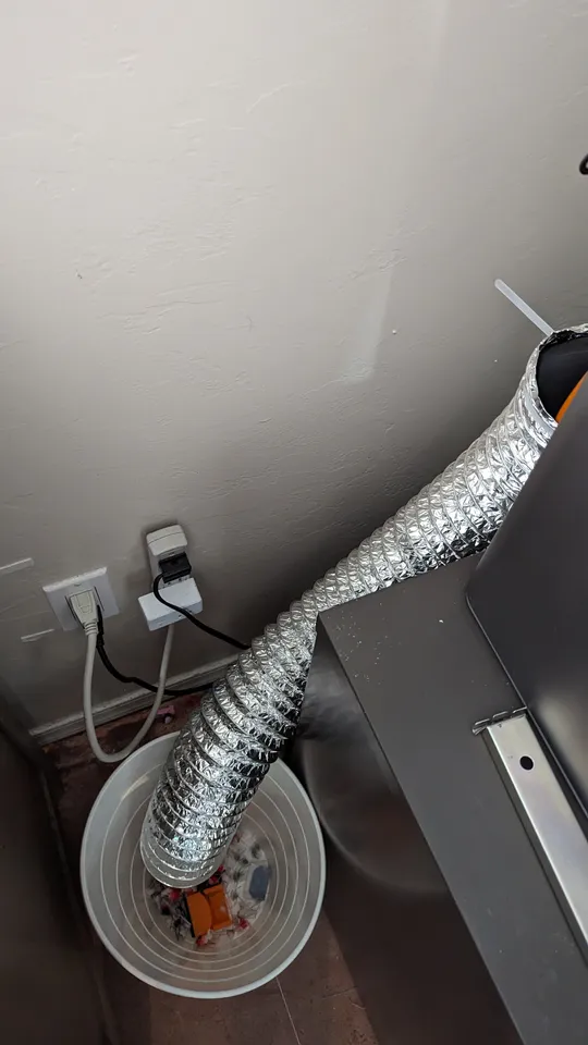 Dryer Duct Poop Chute For Bambu Labs Printers by The Harbinger of ...