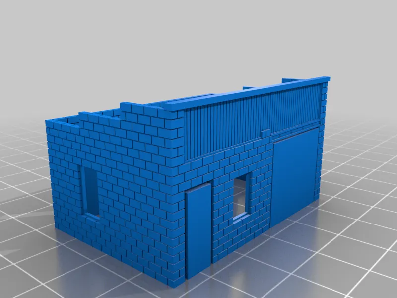N scale garage by Chris Schmuck | Download free STL model | Printables.com
