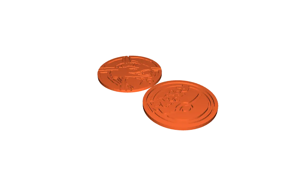 Pokemon rayquaza coin by jmjefferies | Download free STL model ...