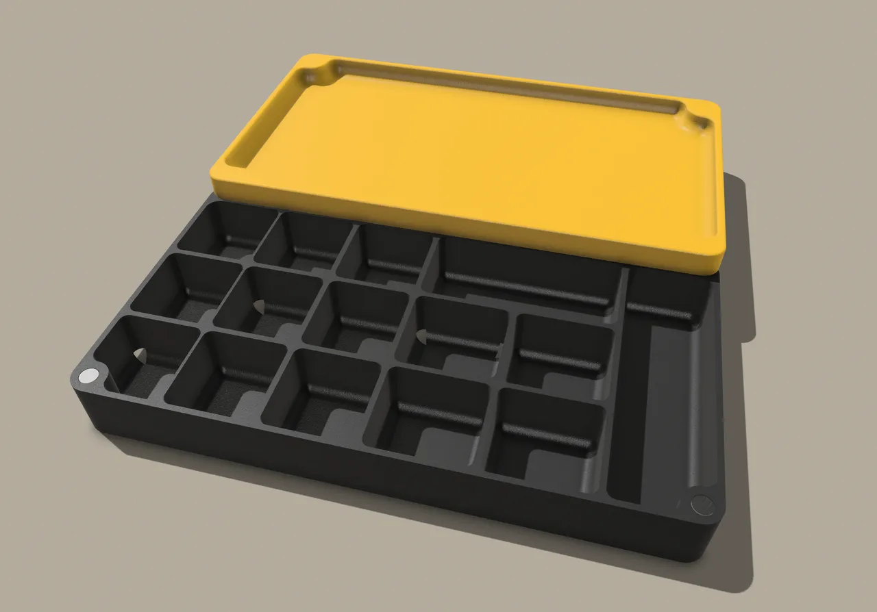 Storage box with magnetic closure by Adrien BOUTET SUDRE | Download ...