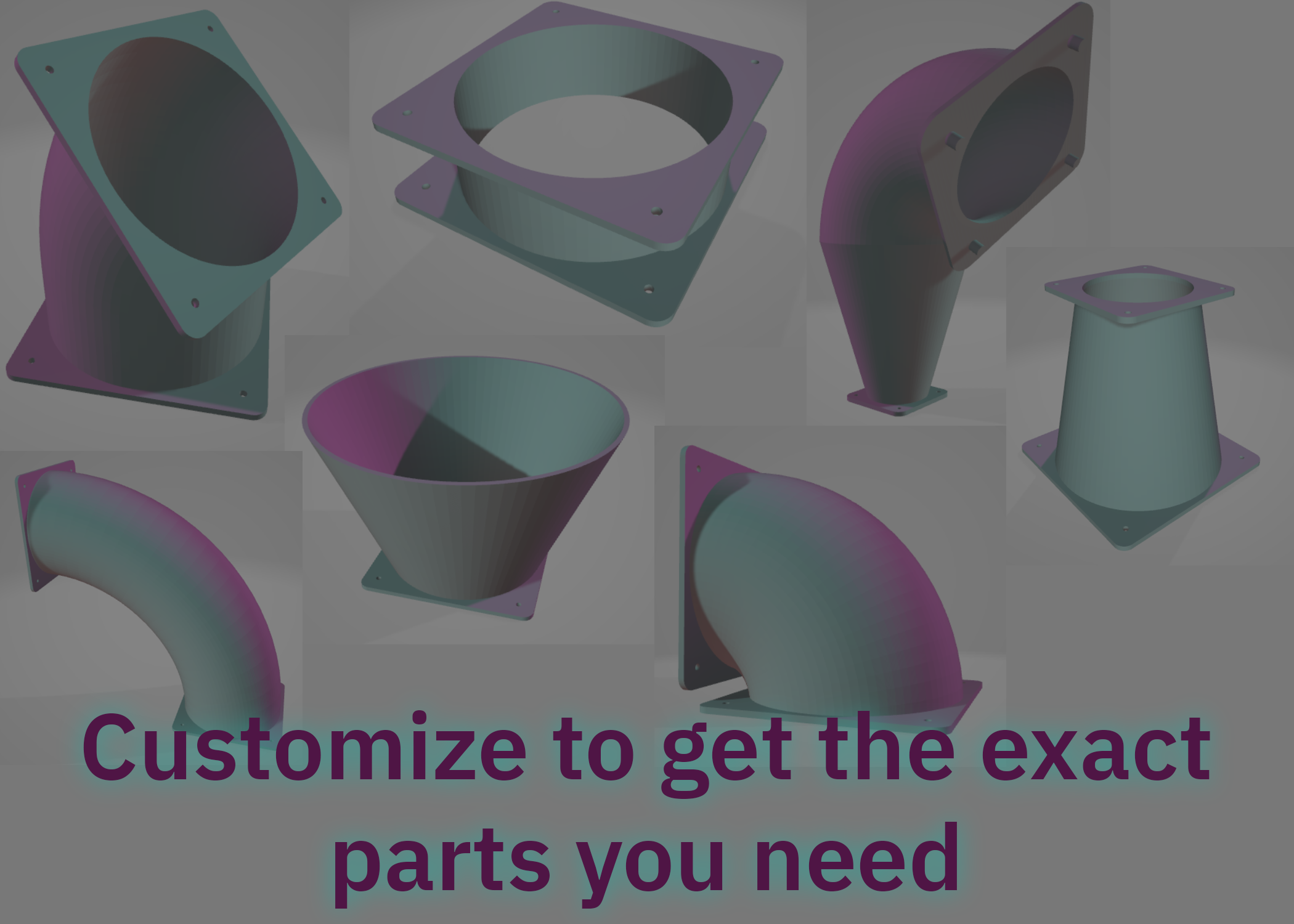 Cool Tubes! (Customizable Fan Duct) by Kristen Metcalfe | Download free ...