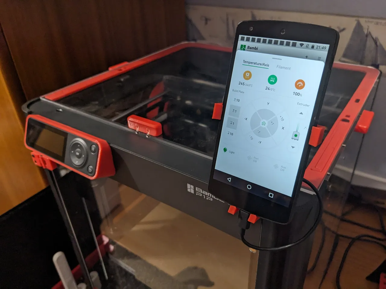 Bambu Labs P1P P1S phone mount by Arnaud Marchal | Download free STL ...