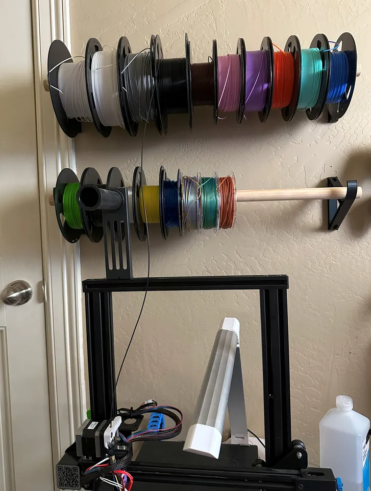 Filament Spool Rack by dcook | Download free STL model | Printables.com