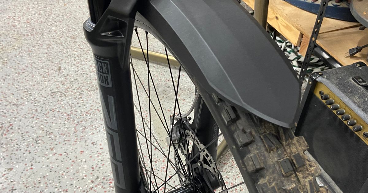 Rockshox Zeb Front Fender by Jon Ballen | Download free STL model ... Rockshox Zeb Front Fender by Jon Ballen | Download free STL model ...