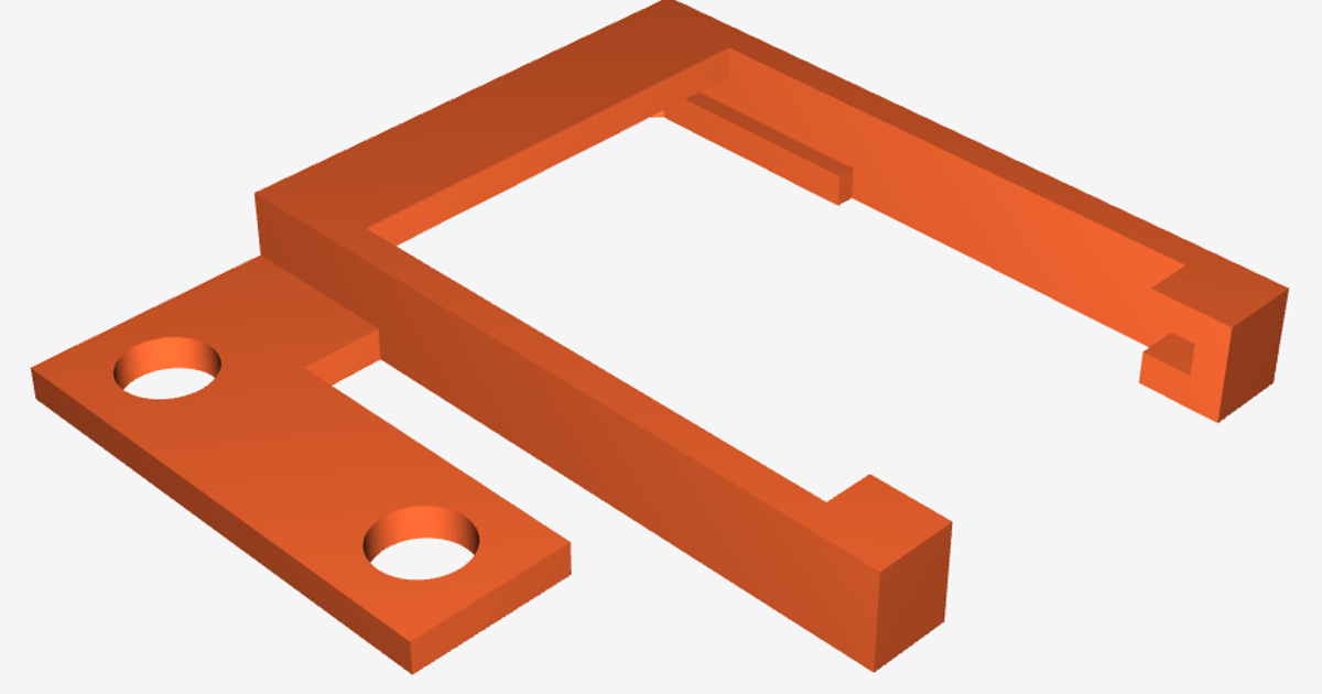 Holder for ESP32-Cam Module autorstwa Udo's 3D World | Pobierz darmowy ...