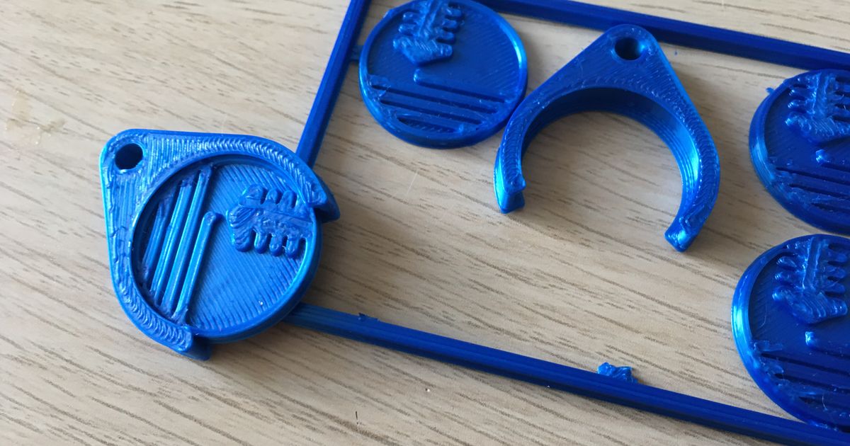 Coin and token card for shopping cart by SHR3D.eu | Download free STL ...