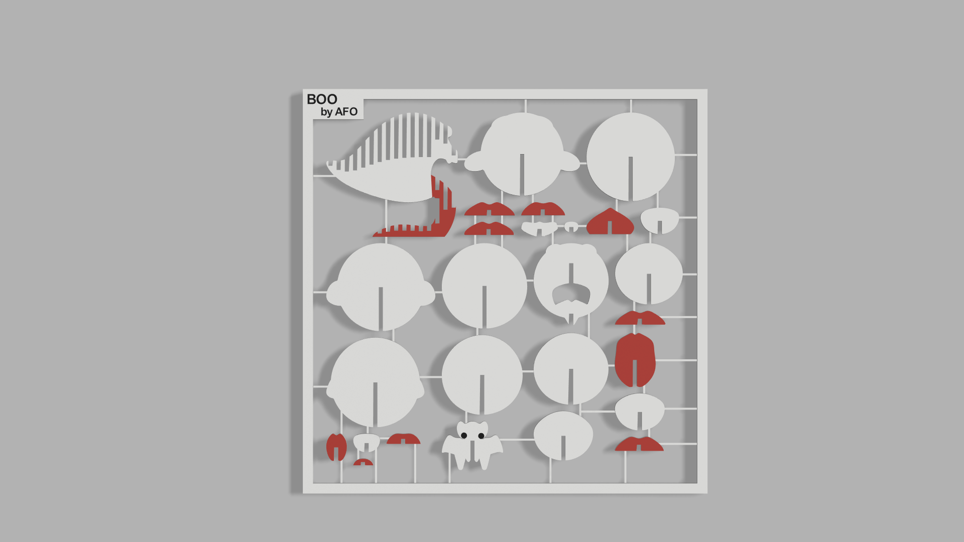 Mario Ghost BOO Kit Card by AFO3D | Download free STL model ...