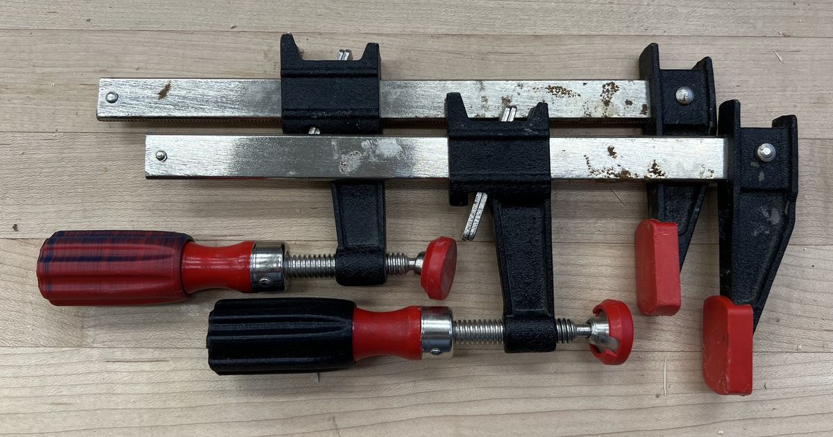 Grip Handle for Bessey F-clamps by ex-nerd | Download free STL model ...