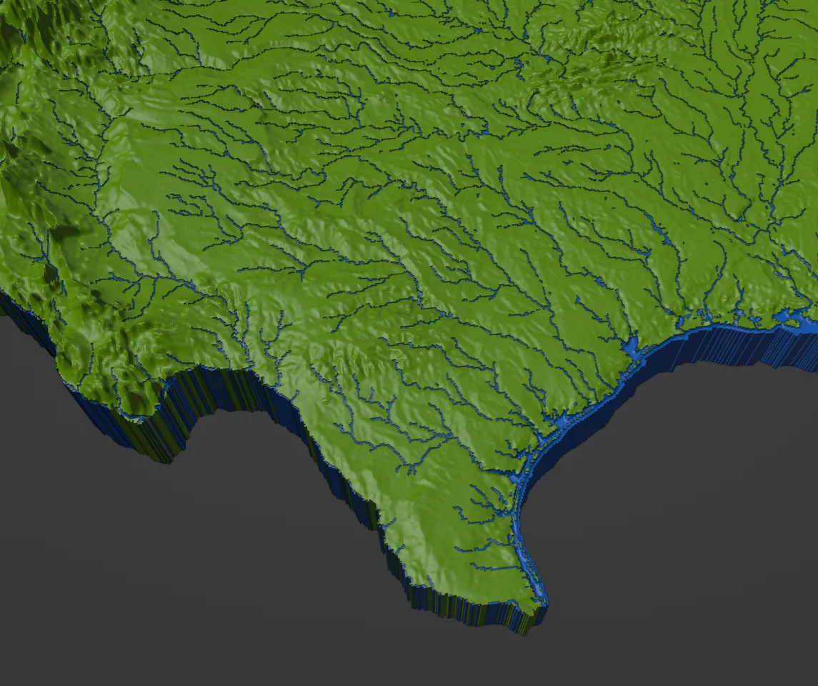 Us Topographic Map United States Usa Detailed Topographic Map