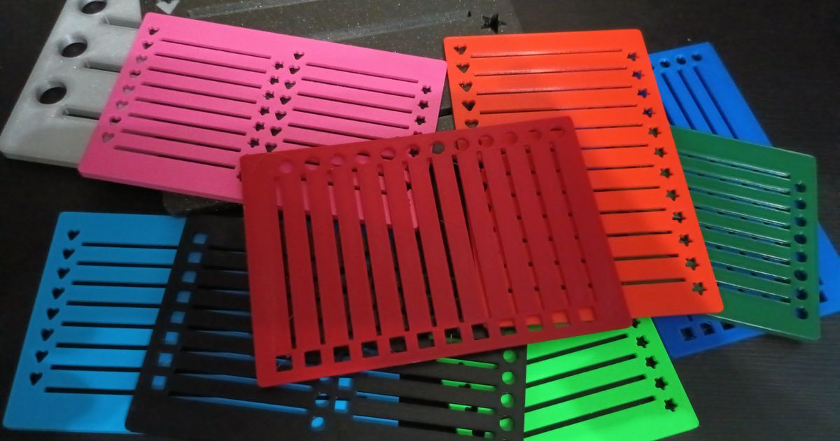 Check List Stencil Set by RileyEnginerd | Download free STL model ...