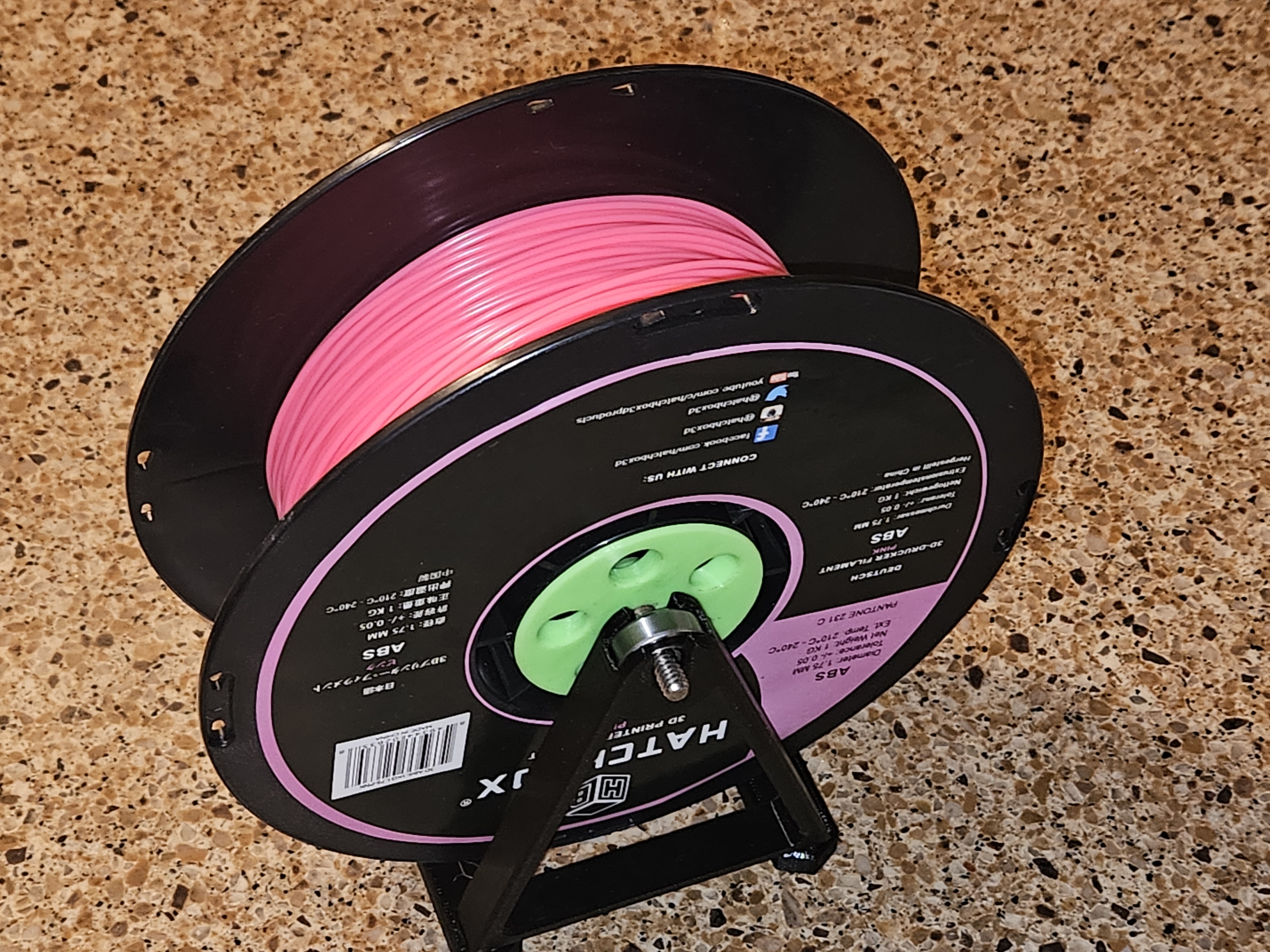 Simple Printed A-Frame Filament Spool Support by ray of sunshine ...