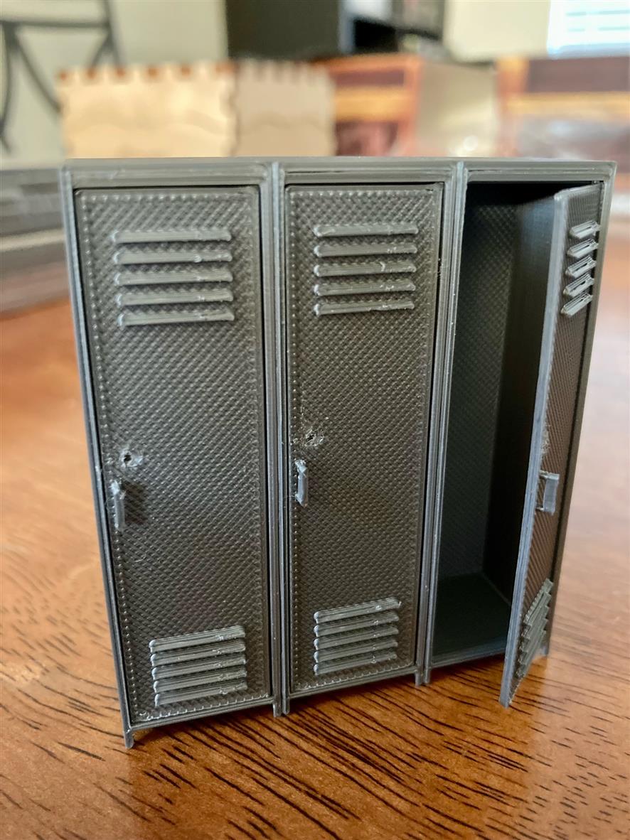 Mini Gym/School Lockers by fubarbarian | Download free STL model ...