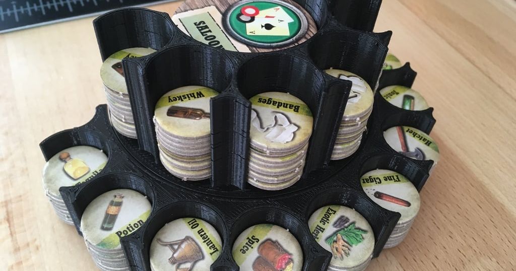 Collapsible Side Bag & Town Token Holder for Shadows of Brimstone by ...