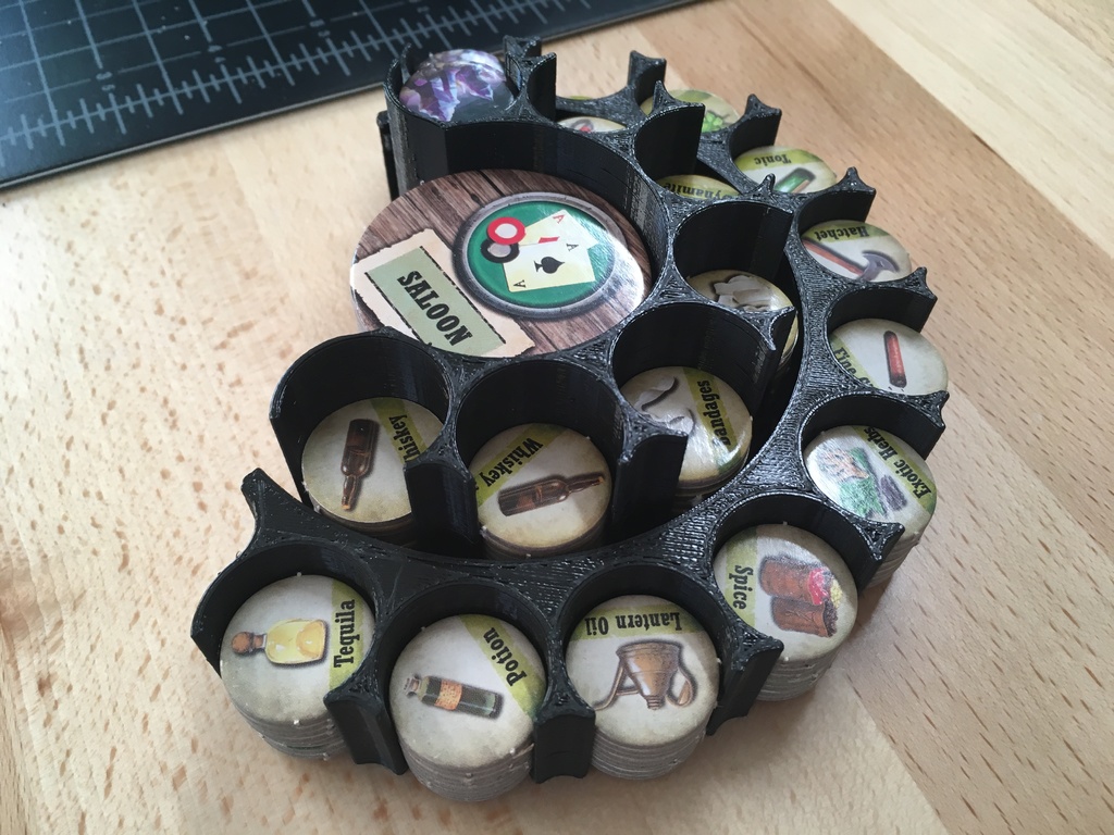 Collapsible Side Bag & Town Token Holder for Shadows of Brimstone by ...