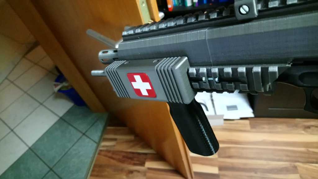 Picatinny Medical Dart Shooter from Killing Floor 1 (MP7M) by Udo's 3D ...