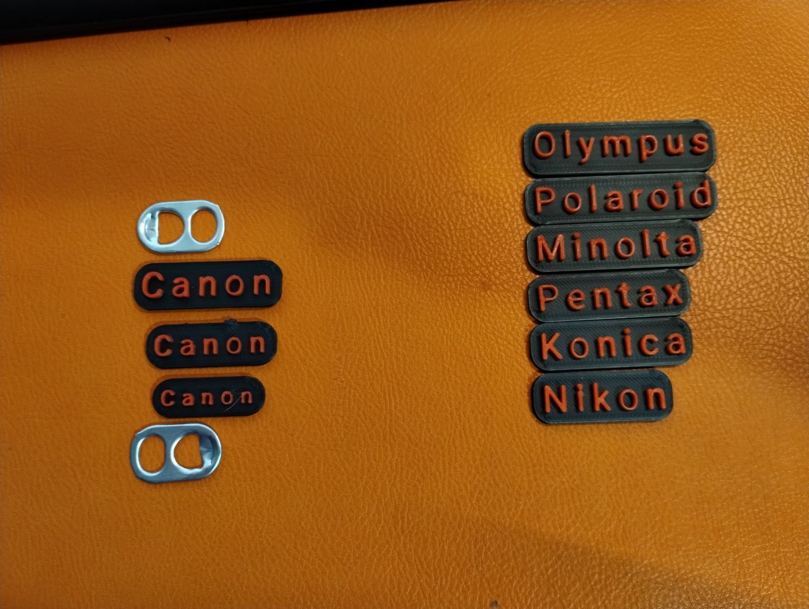 Camera Shelf Display Labels by Cameron Payton | Download free STL model ...