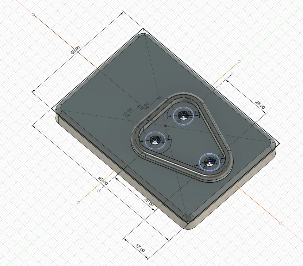 Base Plate for Amazon CW Paddle Key by VK1HF | Download free STL model ...
