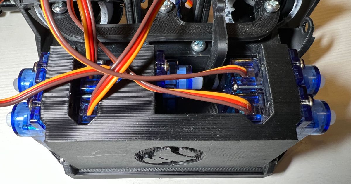 Modified servo block by metrox | Download free STL model | Printables.com