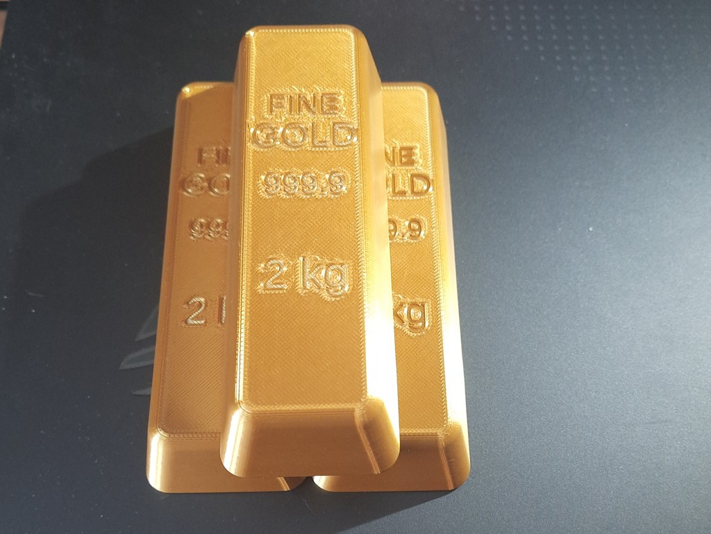 gold bar by DrJones | Download free STL model | Printables.com