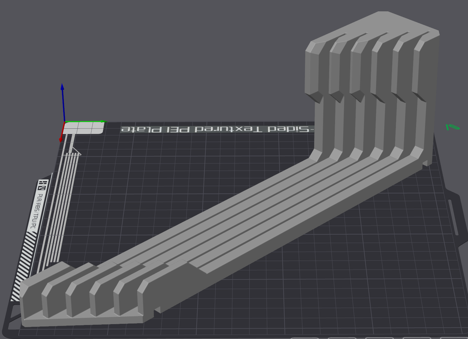 Bambu build plate/bed holder - 5 slots (trimmed) by tangcla | Download ...