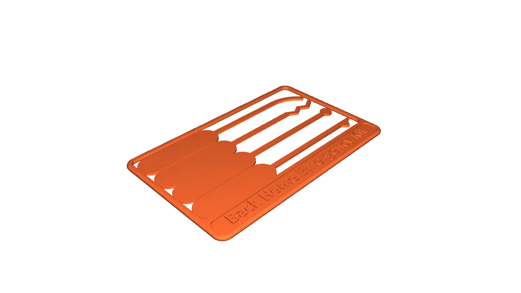 Lock pick card kit by L'Atelier D² | Download free STL model ...
