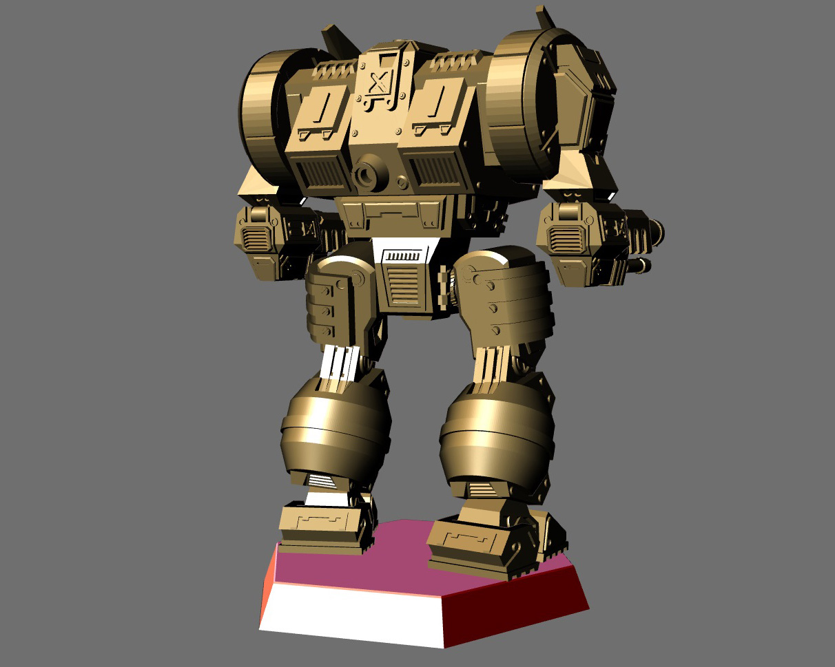 MW4 Templar Battletech Miniature by BobertmaX | Download free STL model ...