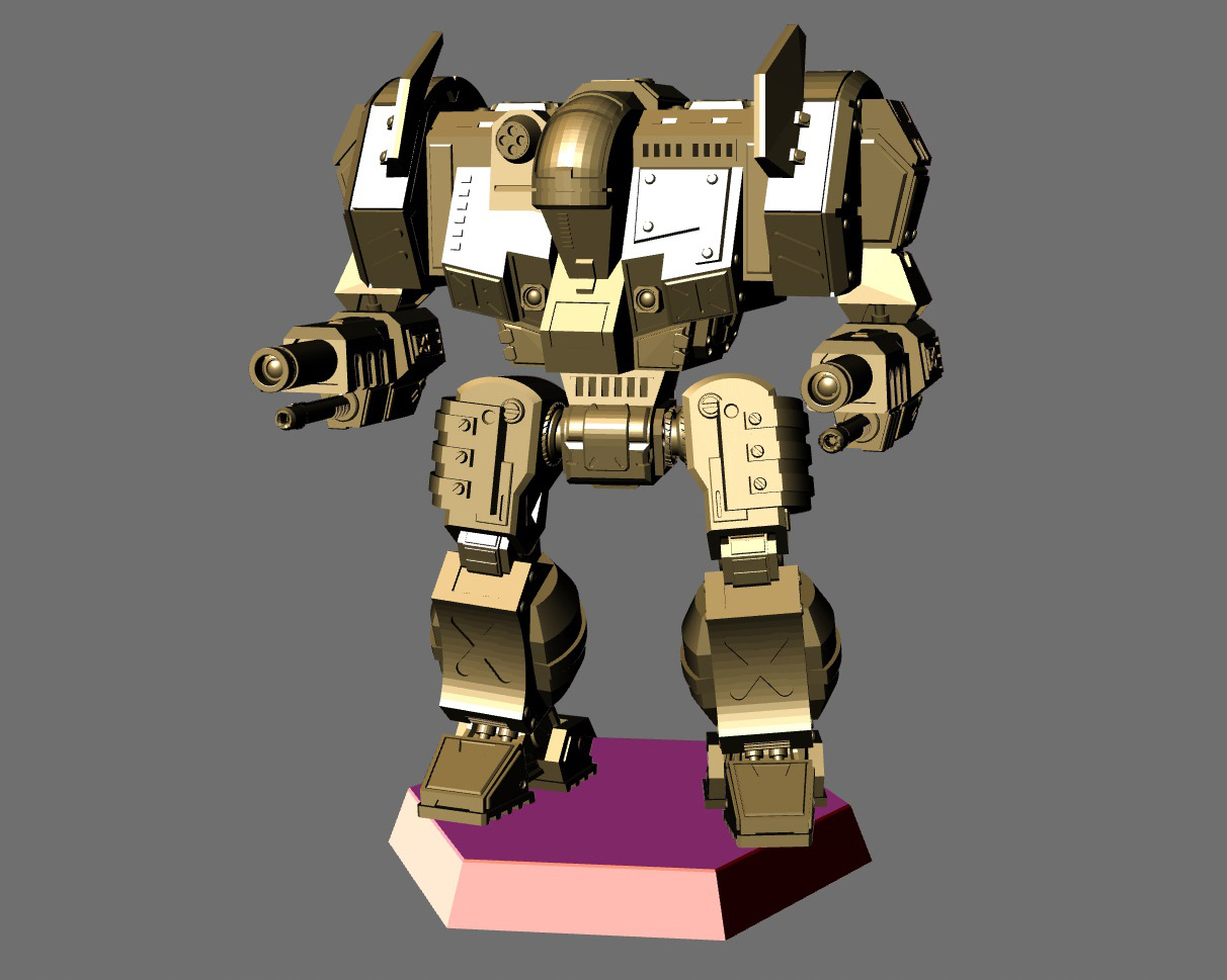 MW4 Templar Battletech Miniature by BobertmaX | Download free STL model ...