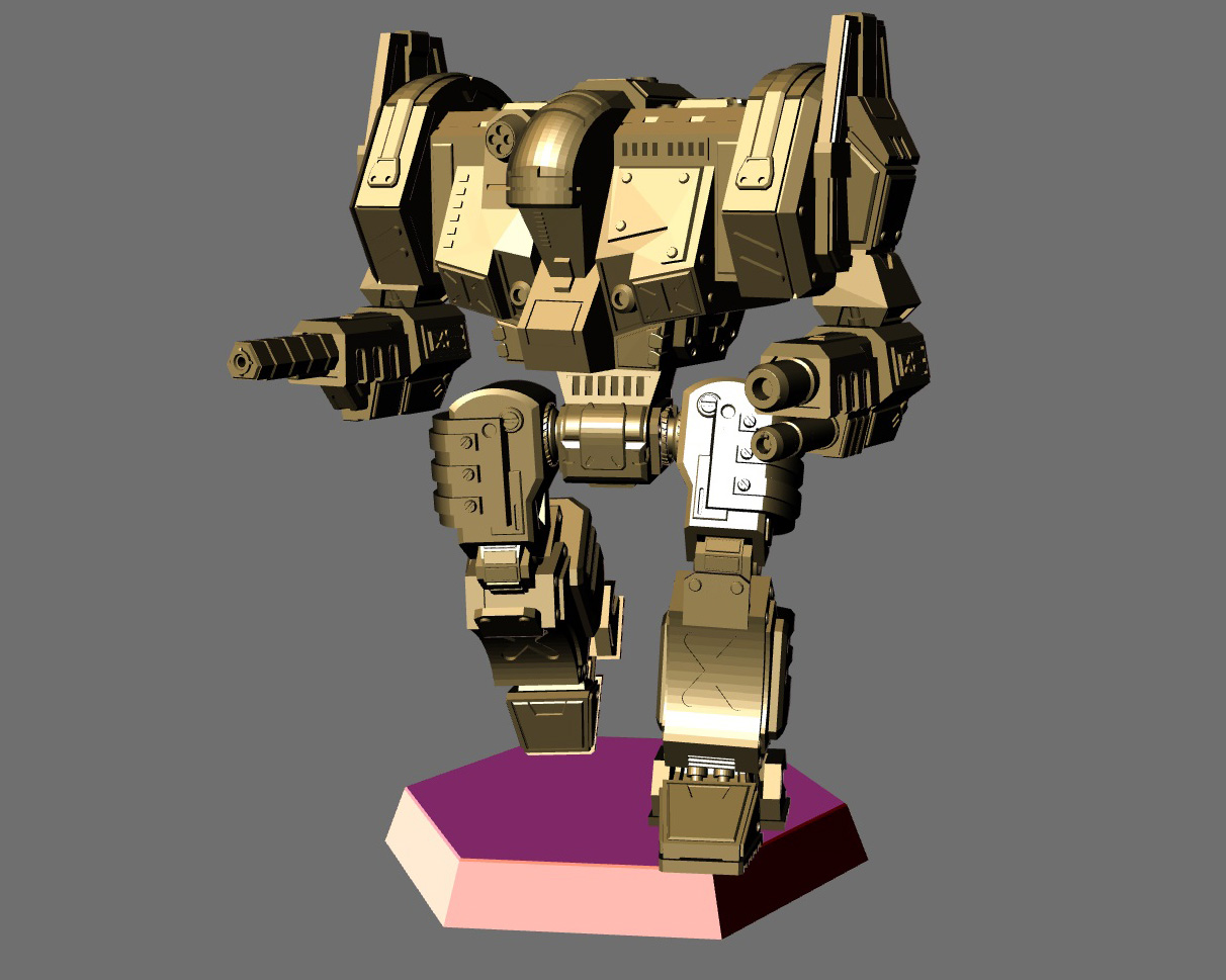 MW4 Templar Battletech Miniature by BobertmaX | Download free STL model ...