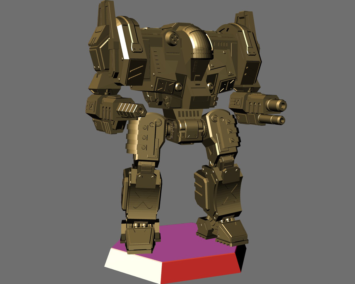 MW4 Templar Battletech Miniature by BobertmaX | Download free STL model ...