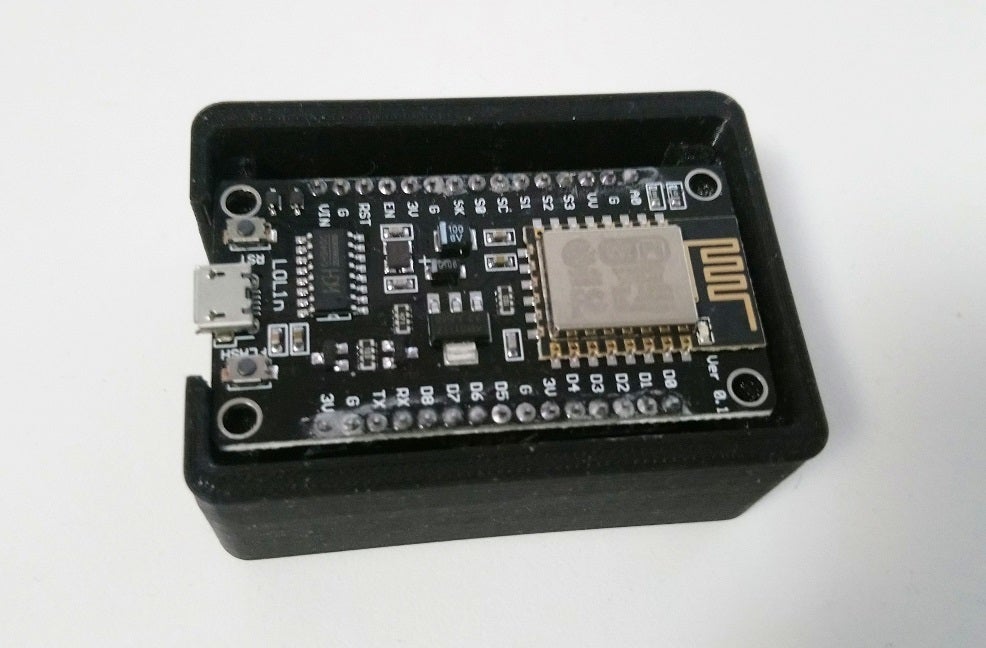 Sensor Housing for ESP8266 and Si7021 by Udo's 3D World | Download free STL model | Printables.com