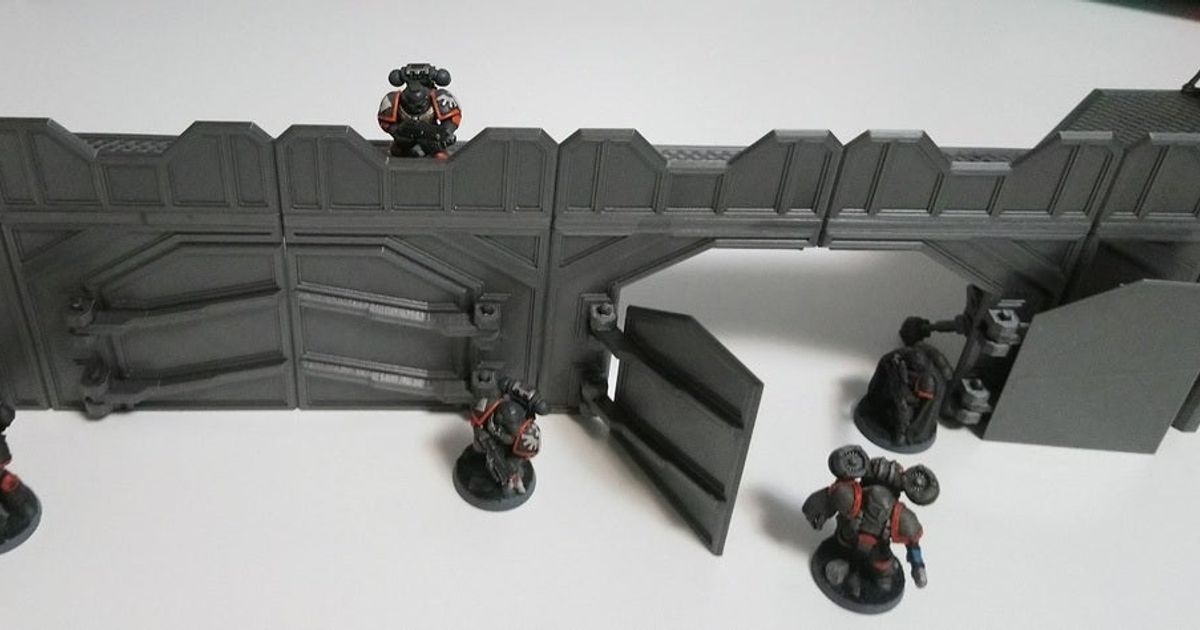 Modular SciFi Outpost - Gate by Udo's 3D World | Download free STL ...