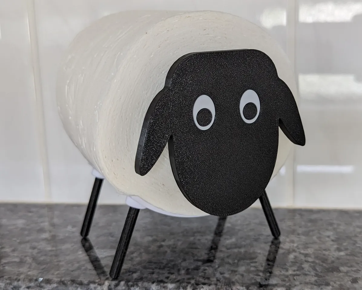 Toilet Paper Sheep Conical Socket by Dirk W. | Download free STL model ...