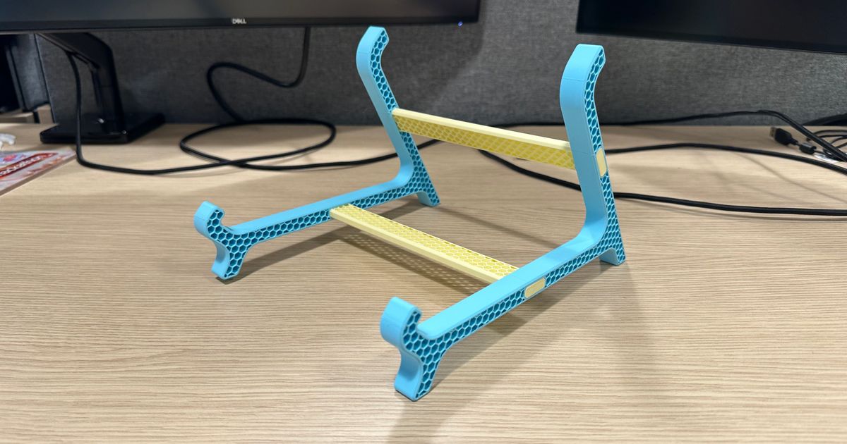 Laptop stand V2 by Ishai | Download free STL model | Printables.com