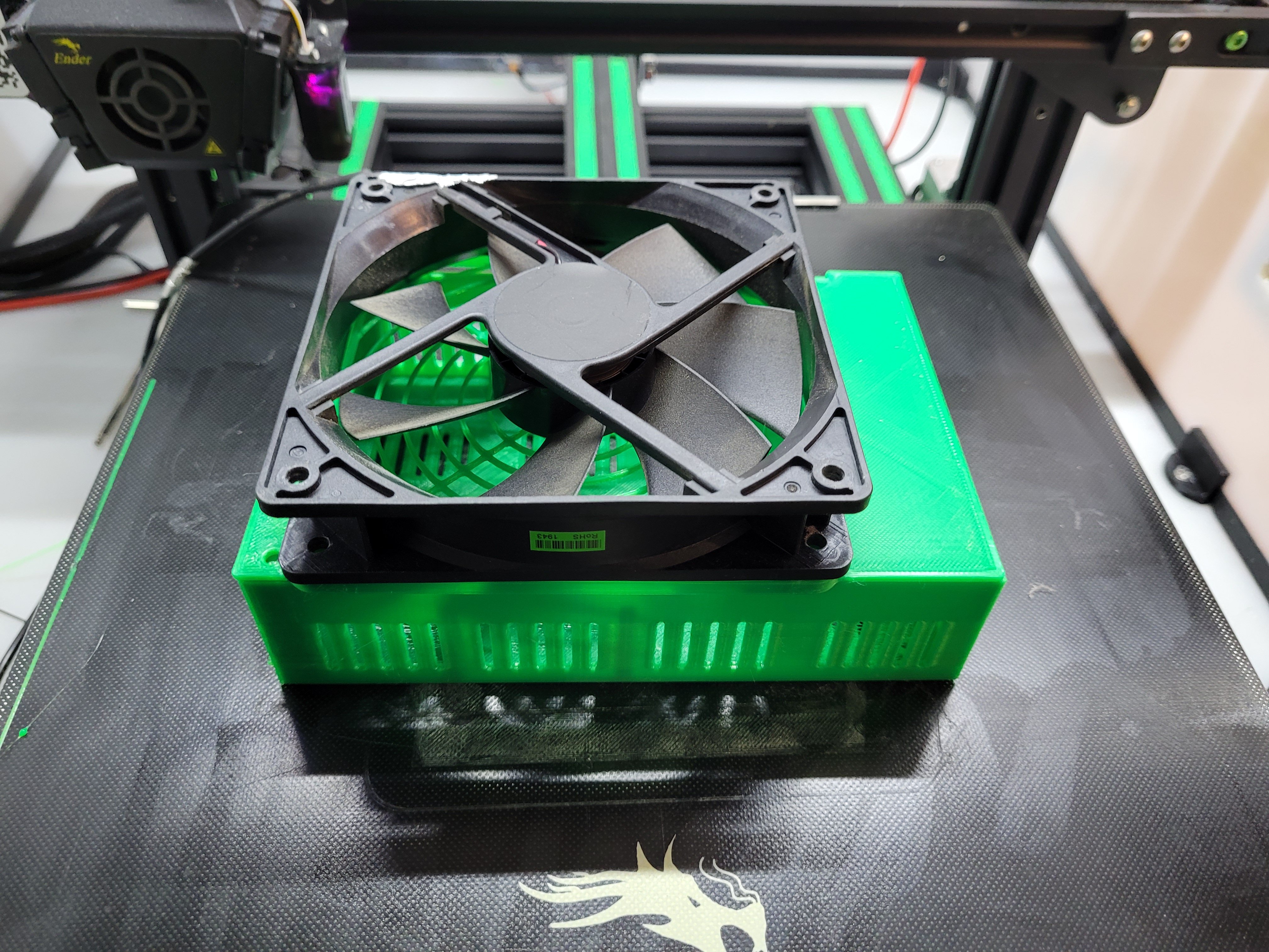 GXS - Ender 3 main board enclosure with 120mm fan cover by GXS ...