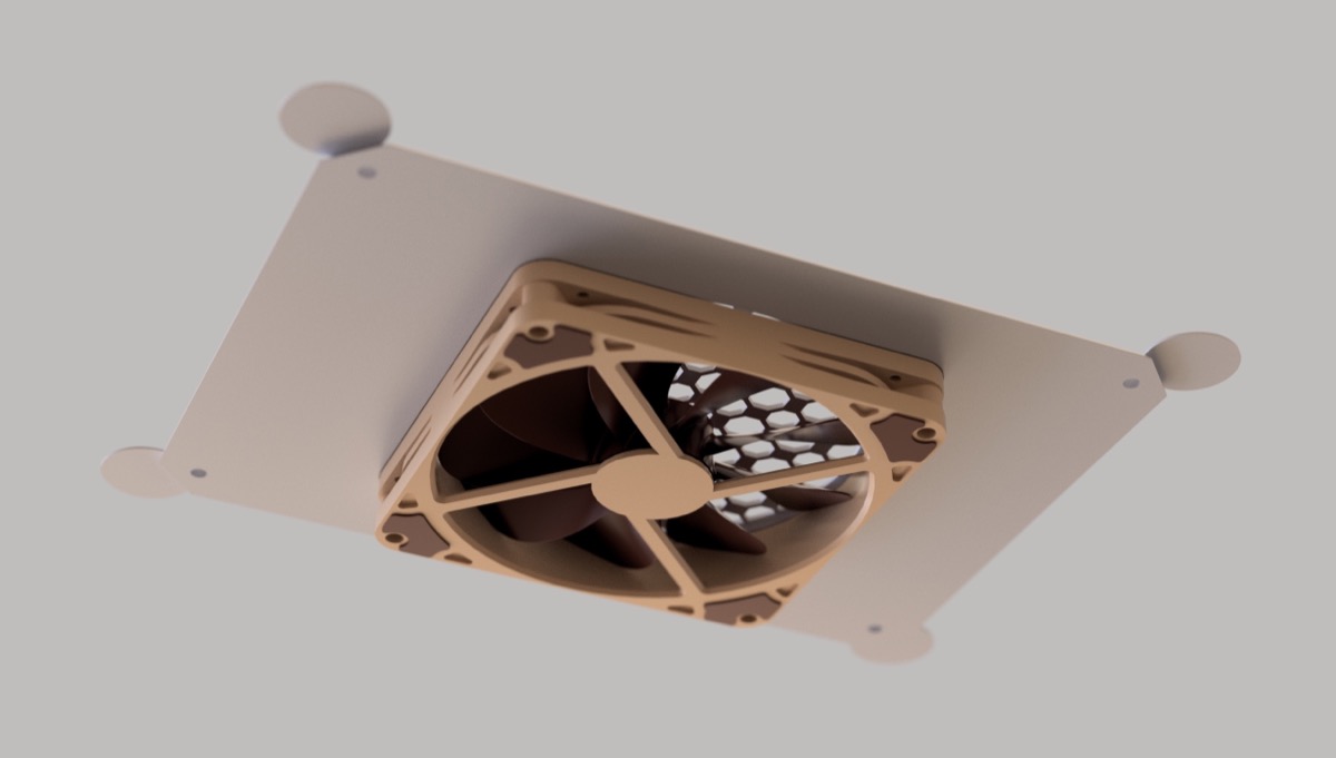 Big Tree Tech Manta M5P Case V0.2 - Lid for 92mmx14 fan by squirrelf3d ...