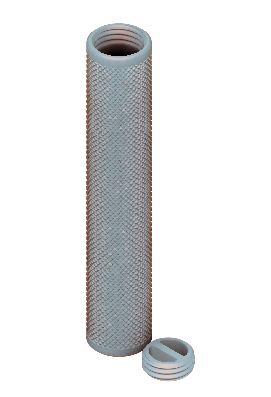 Knurled Flush Screw Lid Container for Deburring Tool by Odysseos ...