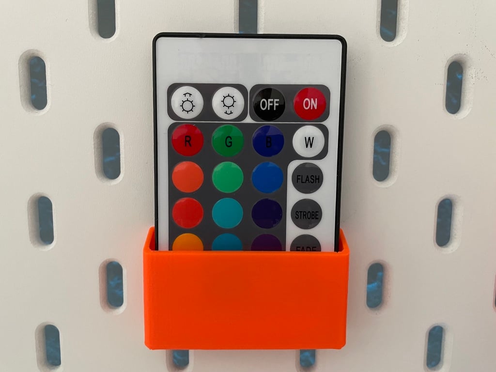 Ikea Skadis LED Remote Holder by Simon_i3 | Download free STL model ...