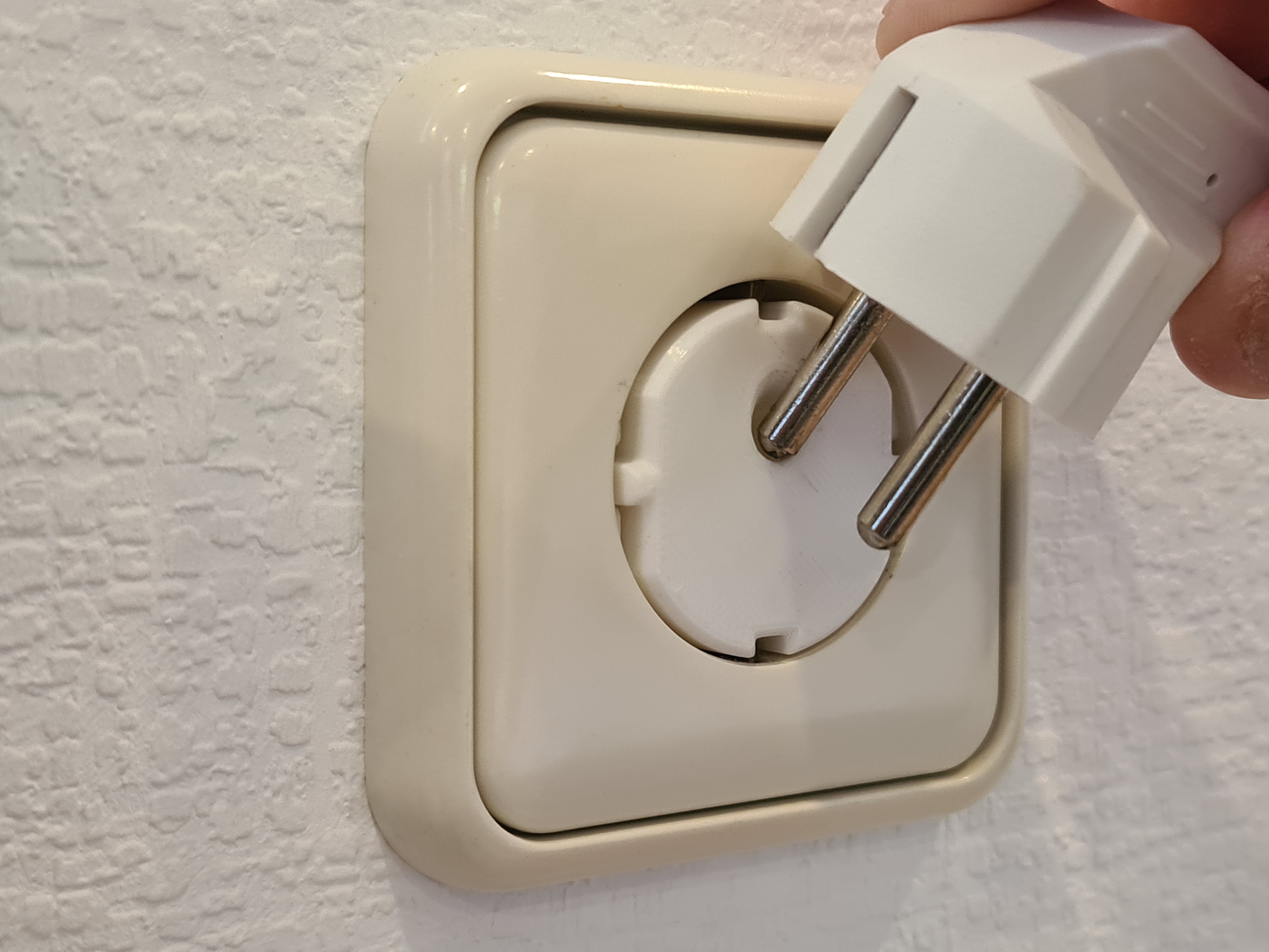 Wall Socket Lock by PointNemo | Download free STL model | Printables.com