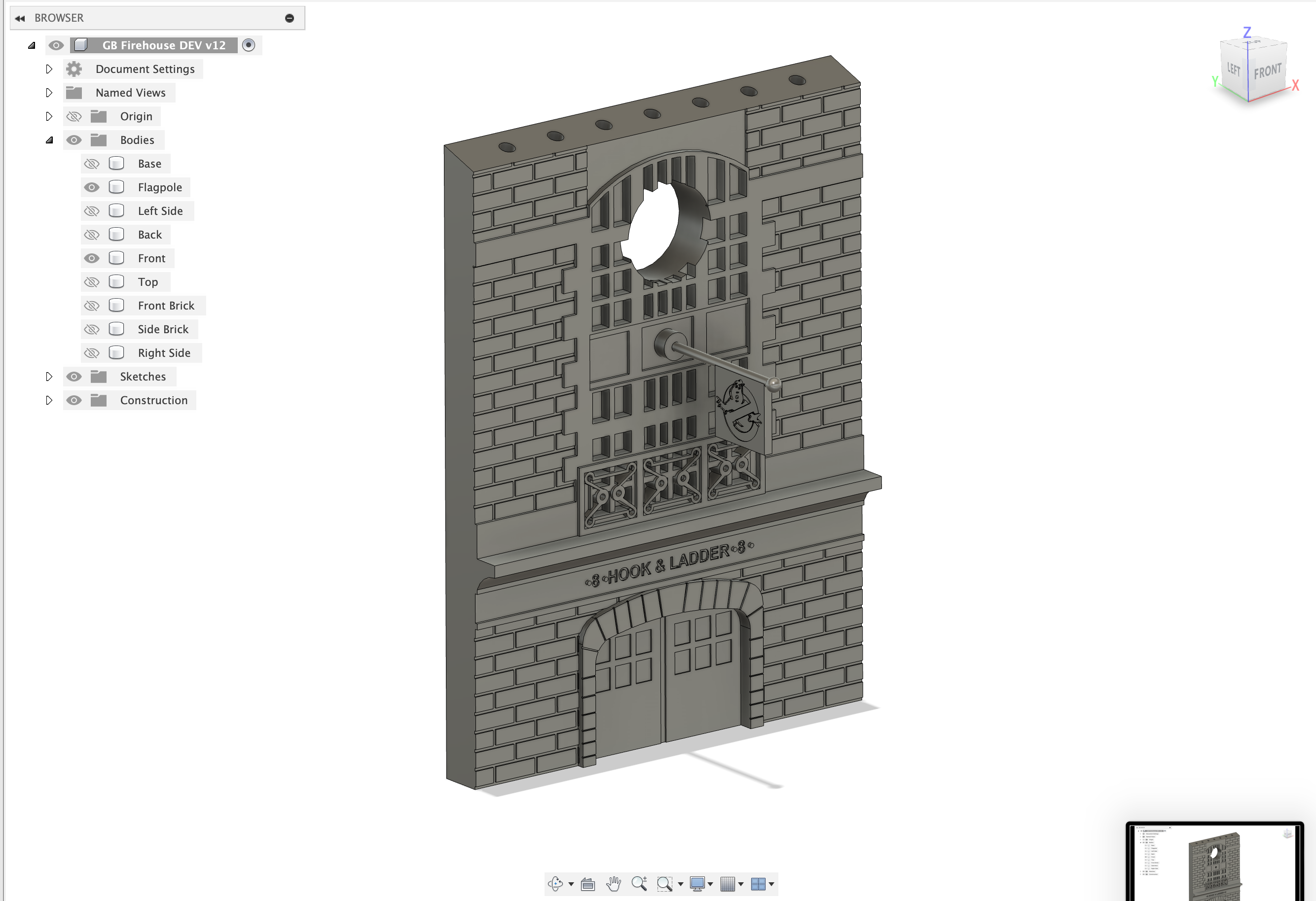 Ghostbusters Firehouse Birdhouse by BenBigBeard | Download free STL ...
