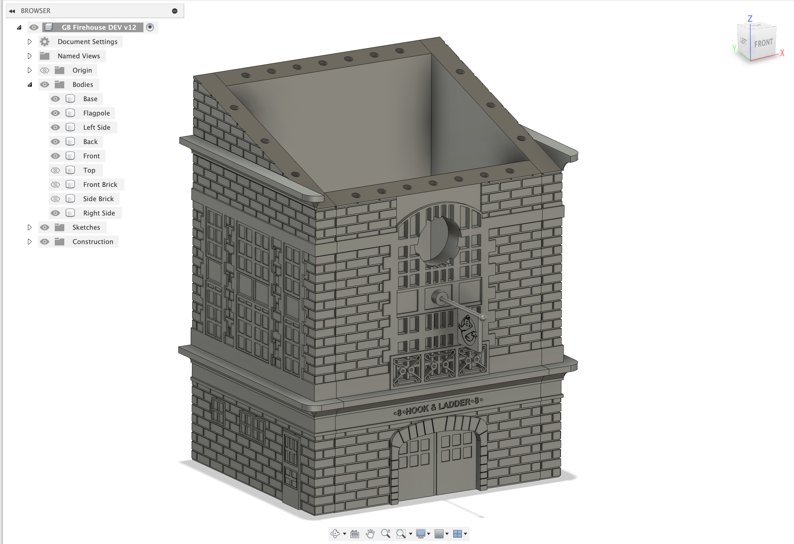 Ghostbusters Firehouse Birdhouse by BenBigBeard | Download free STL ...