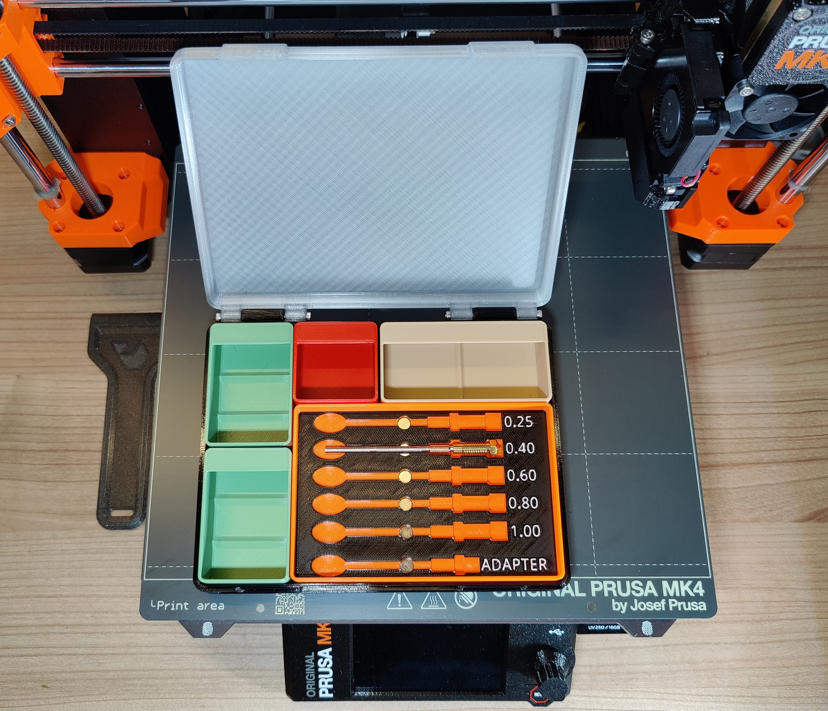 Prusa Nextruder Nozzle Bin by stefan6682 | Download free STL model ...