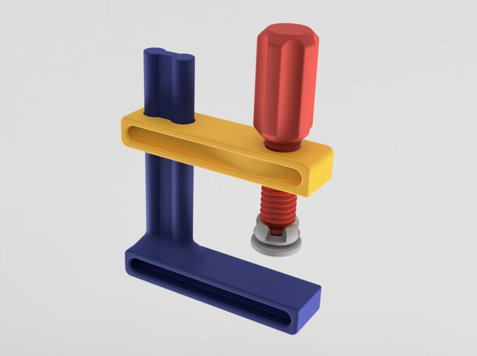 Screw Clamp - Larger + Tweaks by tseven | Download free STL model ...