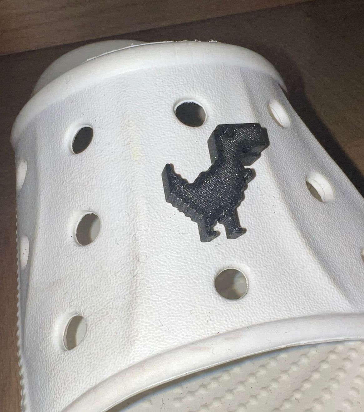 Dinosaur Crocs Button by Roman | Download free STL model | Printables.com