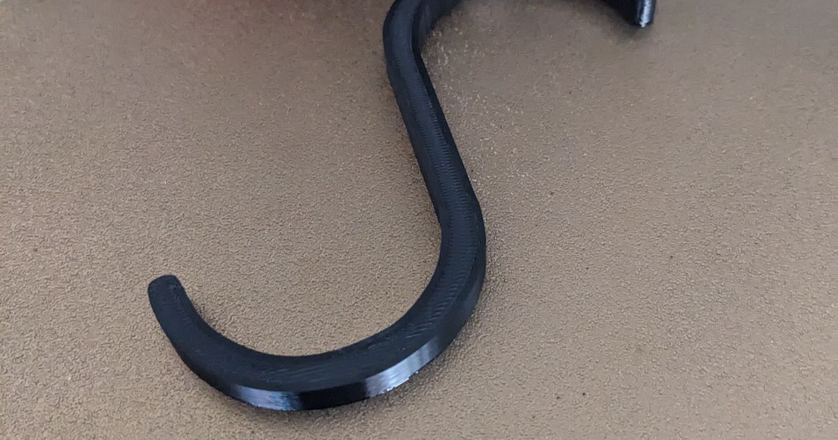 Clothes Hanger Double Hook by Cameron Carranza | Download free STL ...