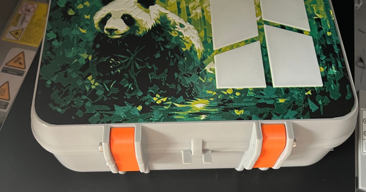 Bambu Panda tool box top (Filament Painting) by Ian Smalley | Download ...